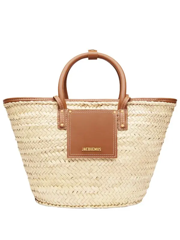 Jacquemus Le Panier Soli Woven Tote Bag - Multicolor