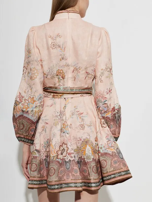 Zimmermann Alchemy Button Mini Dress