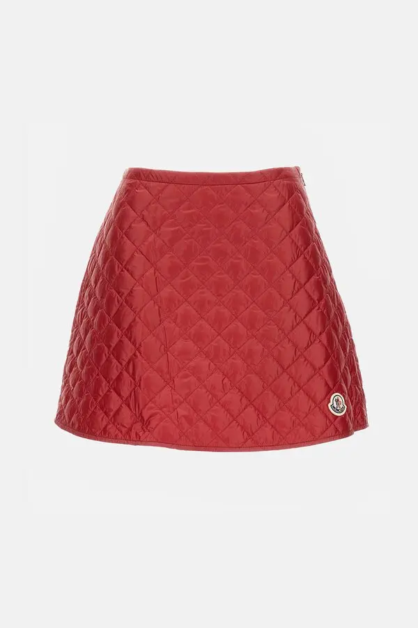 Moncler Quilted Flared Skirt