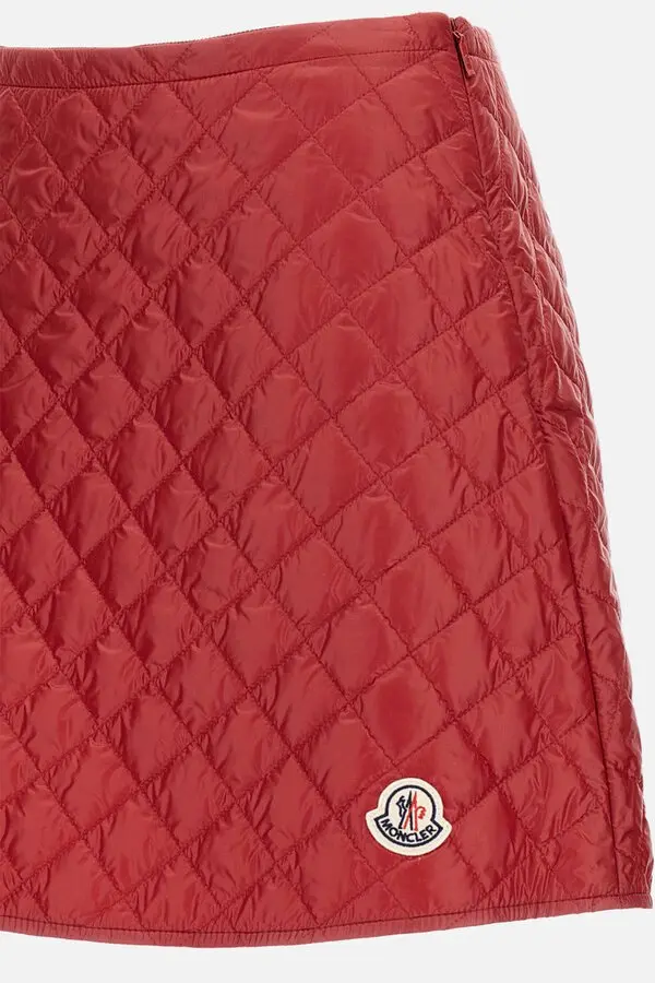 Moncler Quilted Flared Skirt
