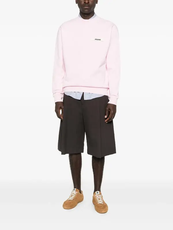 Jacquemus Le Sweatshirt Gros Grain Cotton Sweatshirt - Multicolor
