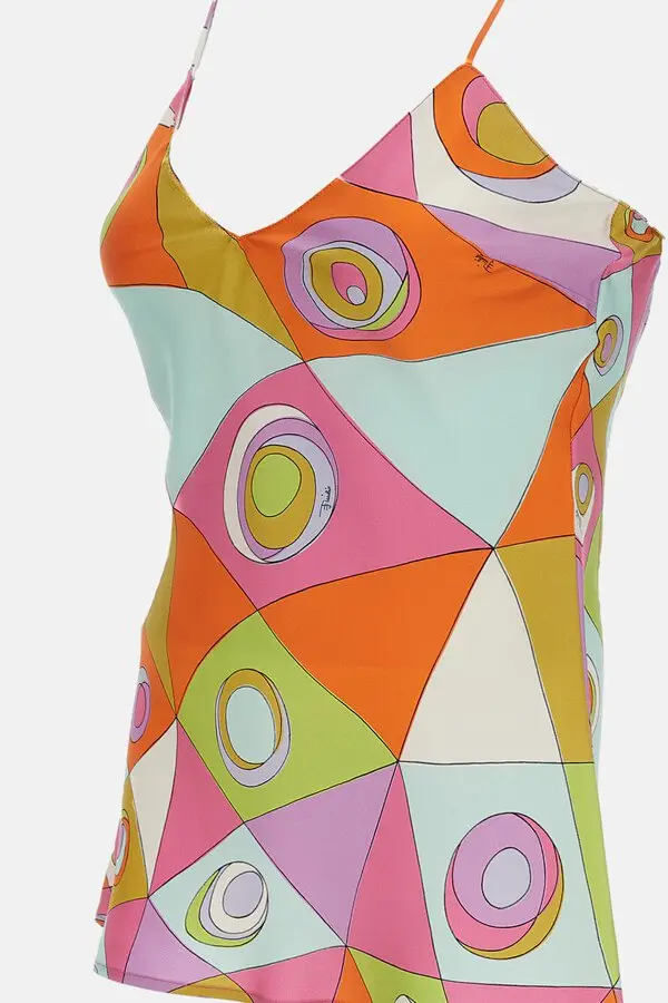 Emilio Pucci Printed Silk Camisole