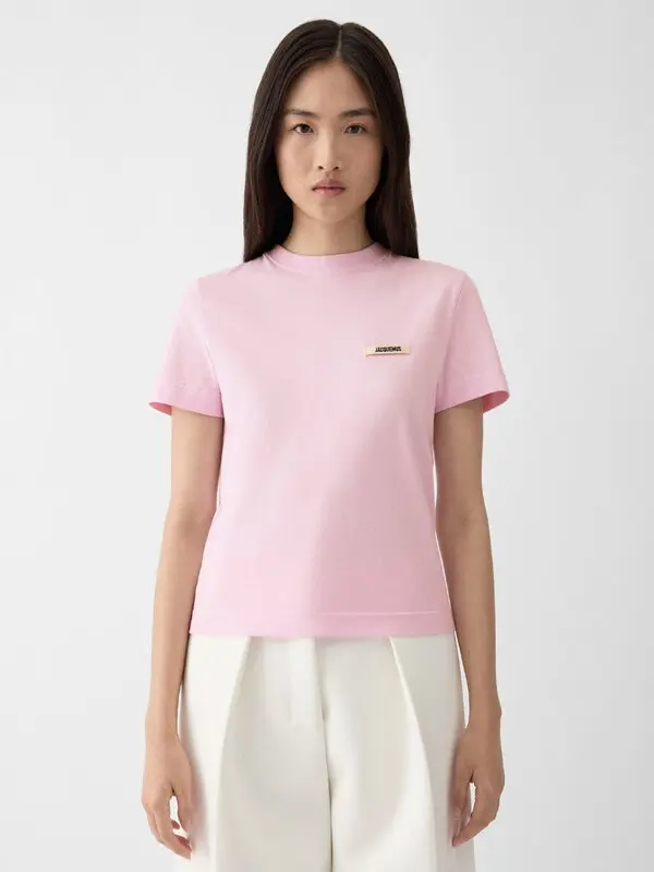 Jacquemus Le T-shirt Gros Grain Cotton T-shirt