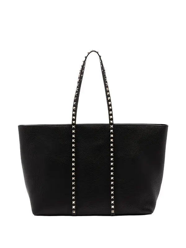 Valentino Garavani Rockstud Shopper In Grainy Leather