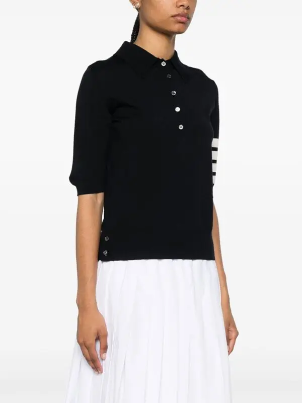 Thom Browne Virgin Wool Polo Shirt