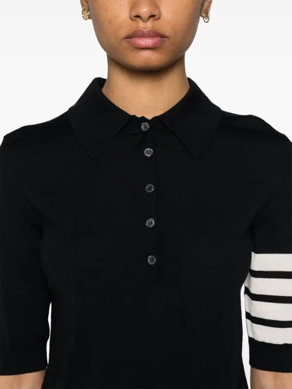 Thom Browne Virgin Wool Polo Shirt