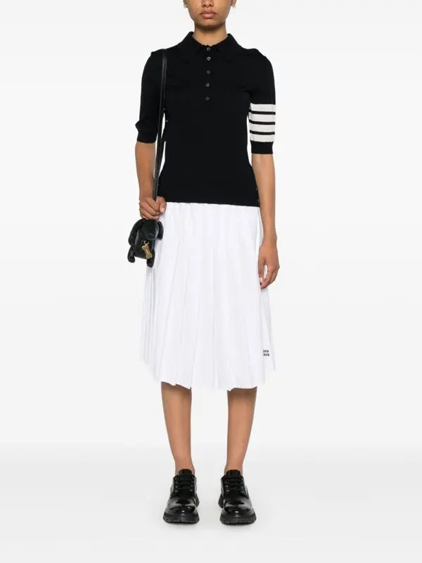Thom Browne Virgin Wool Polo Shirt