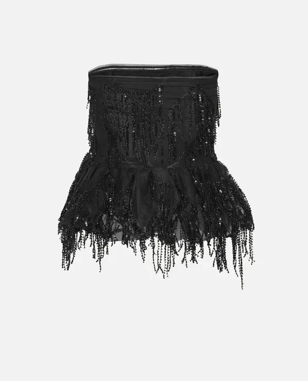 ROTATE BY BIRGER CHRISTENSEN Sequin Embellished Sleeveless Top - Multicolor