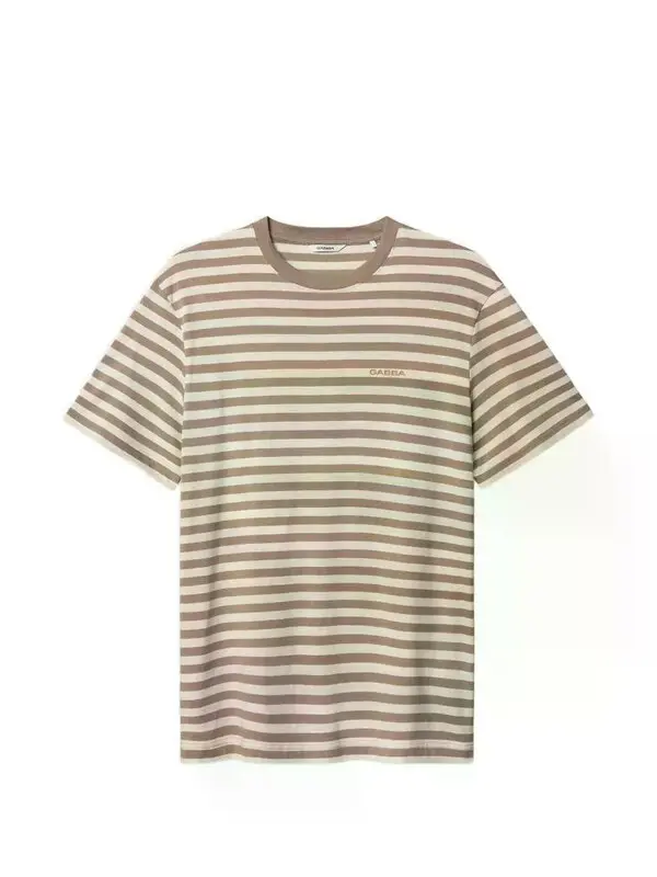 GABBA Gabdune Logo-print Striped T-shirt
