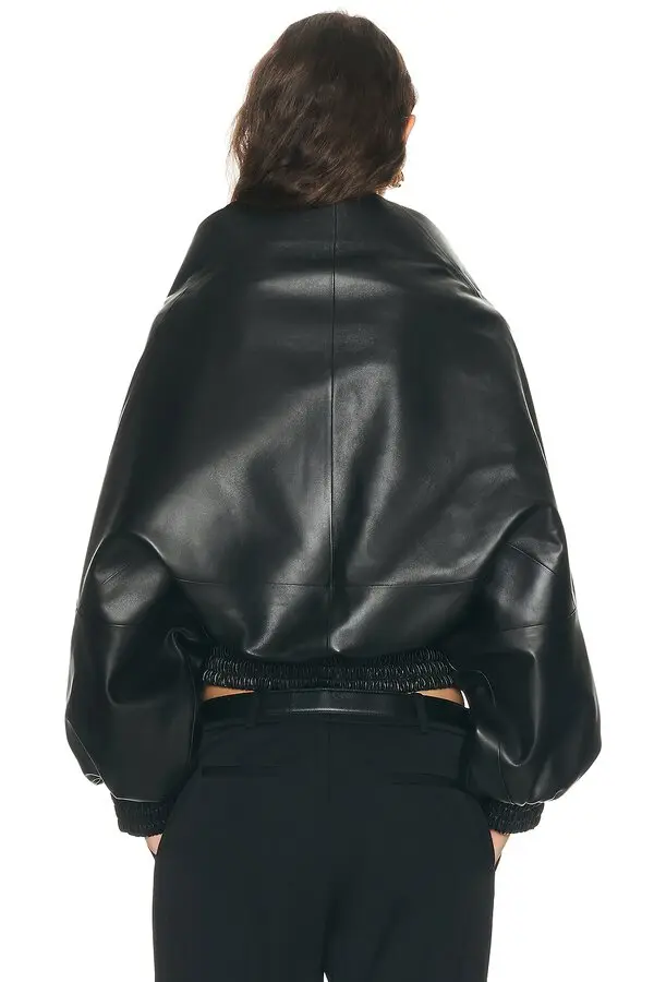 Balenciaga Leather Folded Jacket