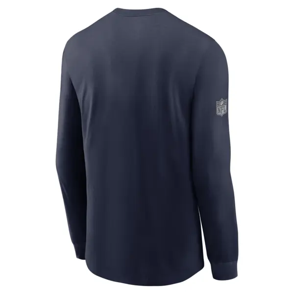 Nike Denver Broncos Team Issue Dri-fit Long-sleeve T-shirt - Blue