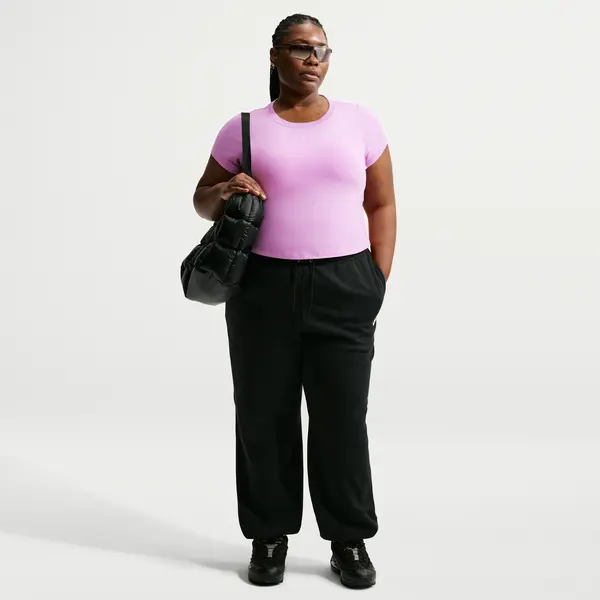 Nike Chill Knit Cropped T-shirt - Purple