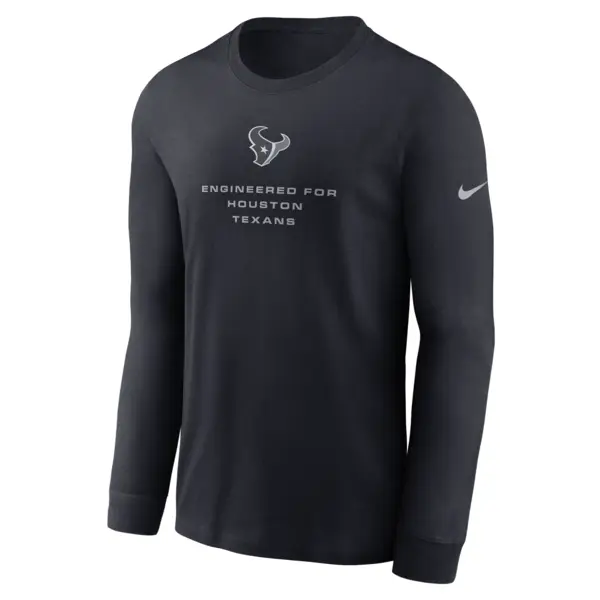 Nike Houston Texans Nfl Long-sleeve T-shirt - Blue