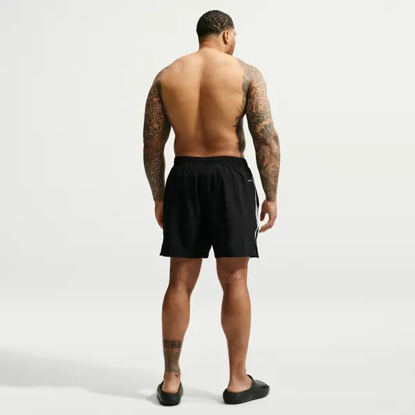 Nike Contend Essential Volley Short With Brief Lining - Black
