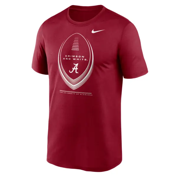 Nike Alabama Primetime Football Icon Legend Dri-fit College T-shirt - Red