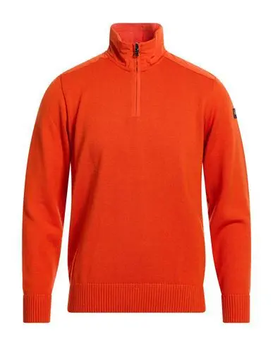 Paul & Shark Virgin Wool Half-zip Sweater - Orange
