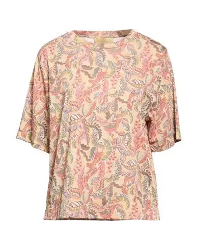 Momoni Multicolor Paisley Print Crewneck Sweater - Sand