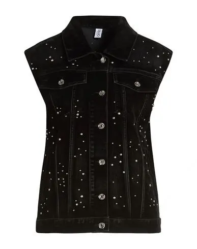 Liu Jo Velvet Vest With Stud Embellishments