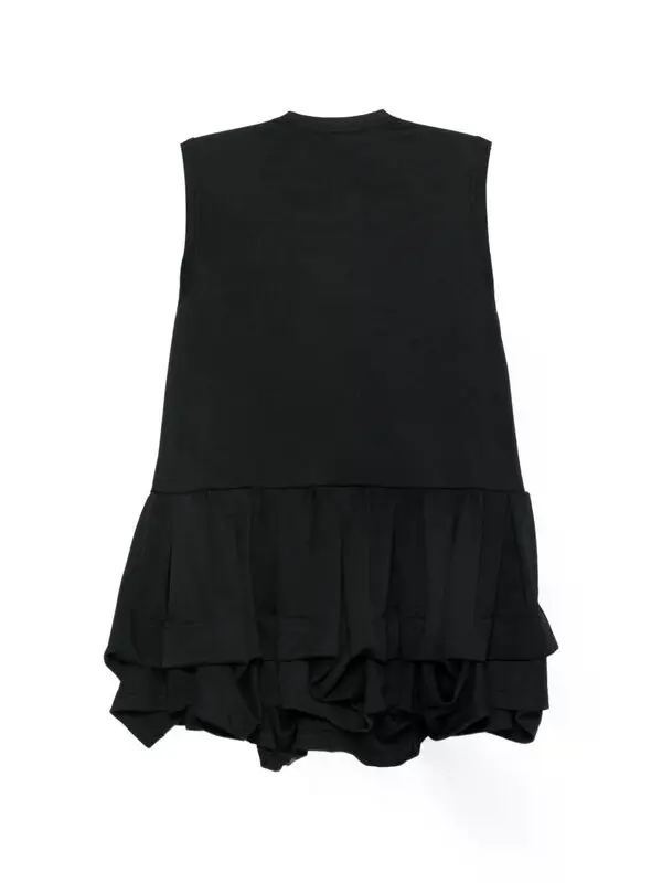 Comme Des Garçons Jersey Sleeveless Top