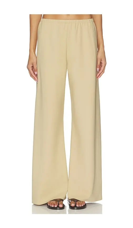 LA LIGNE Crepe Colby Pants - Beige