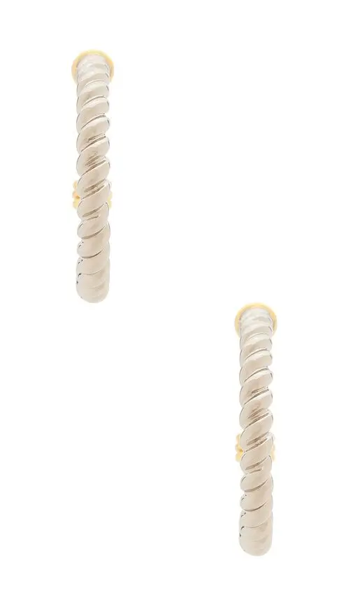 LUV AJ The Sierra Rope Hoop Earrings