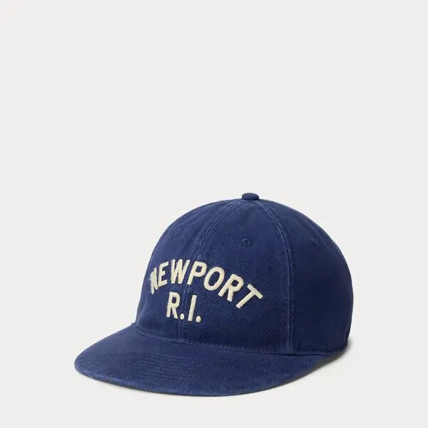 Ralph Lauren Embroidered Twill Ball Cap - Newport Navy