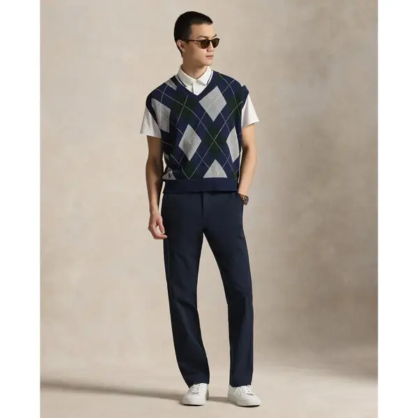 Ralph Lauren Big Fit Performance Argyle Sweater Vest