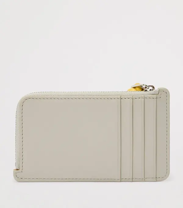 Loewe Leather Knot Card Holder - Grey