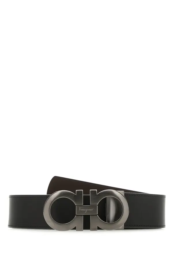 FERRAGAMO Salvatore Double Gancini Belt - Multicolor