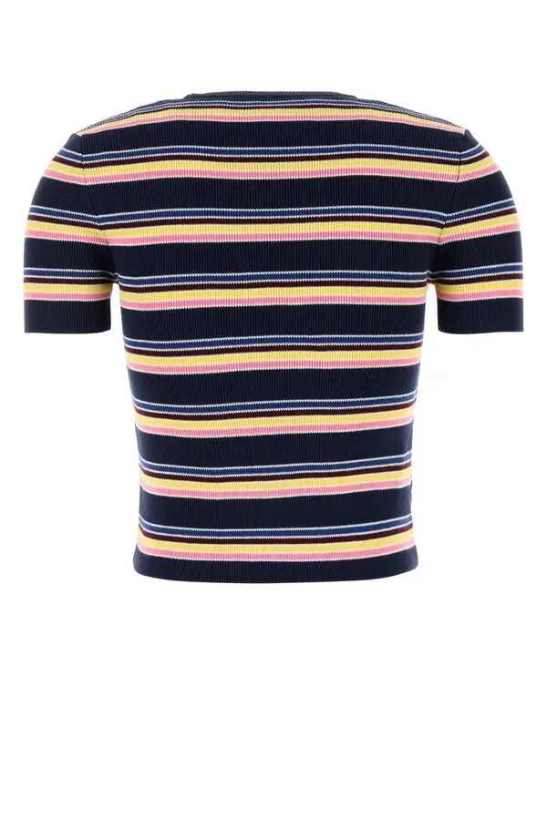 Prada Embroidered Cotton T-shirt
