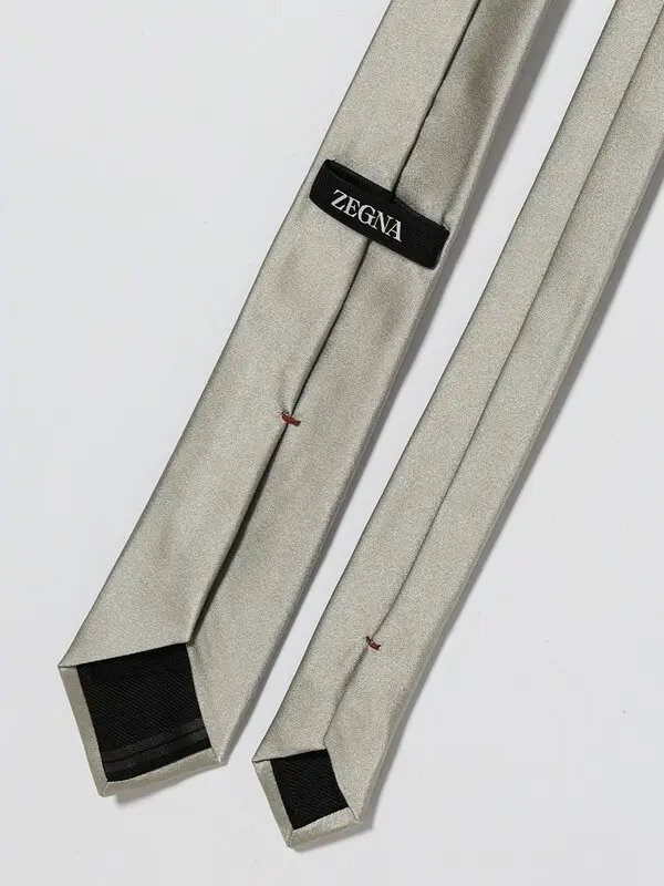 Zegna Seta Mulberry Tie - Gray