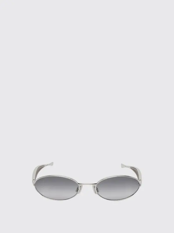 Bottega Veneta Oval Sunglasses - Silver