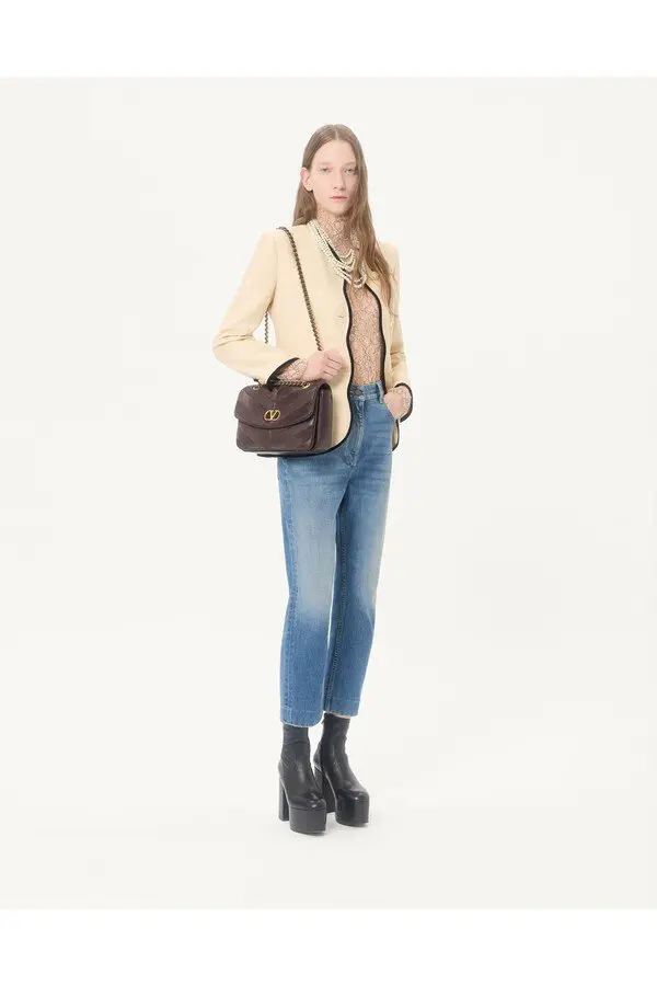 Valentino Garavani Silk Linen Canvas Jacket - Stripe