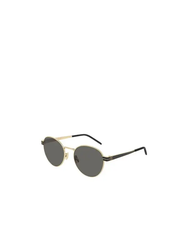 Saint Laurent Round Frame Sunglasses - Gray