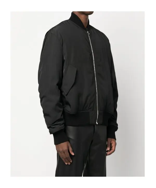 1989 STUDIO Long Sleeve Aviator Jacket - Black