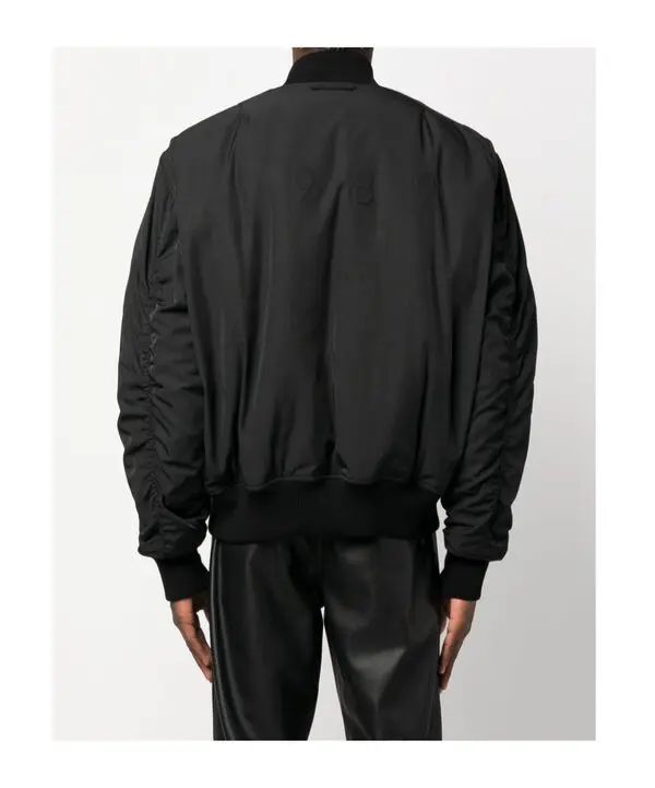 1989 STUDIO Long Sleeve Aviator Jacket - Black