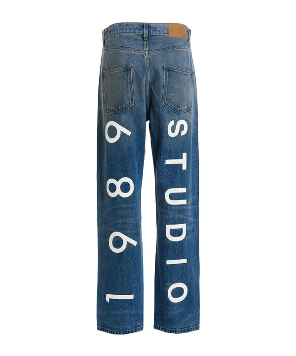 1989 STUDIO Logo Print Jeans