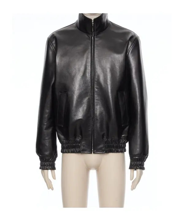 Valentino Garavani Long-sleeved Leather Jacket