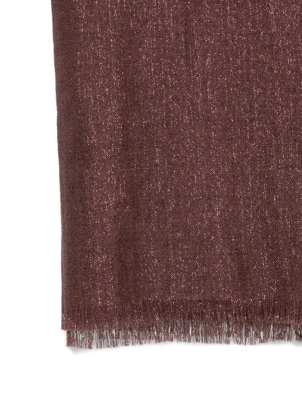 Brunello Cucinelli Fringed Scarf - Red