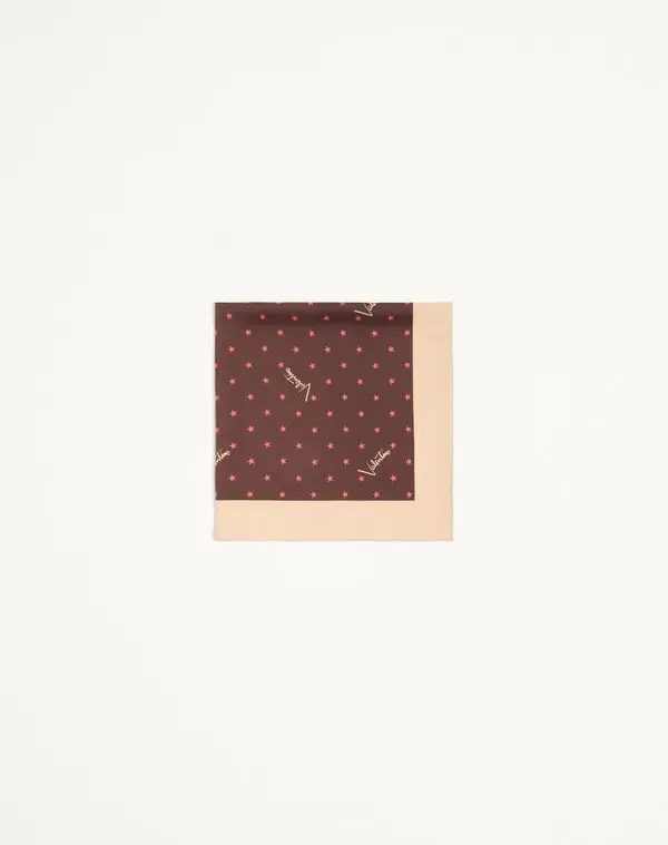 Valentino Garavani Stelline E Firma Starry Silk Scarf