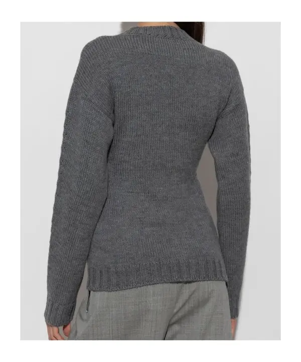 JIL SANDER V-neck Knitted Jumper