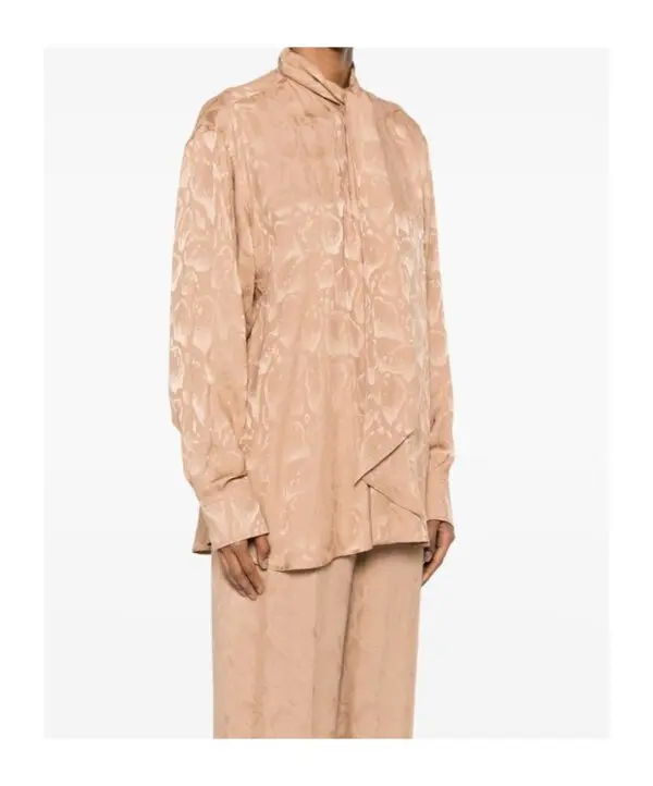 Stella McCartney Jacquard Blouse In Silk Blend