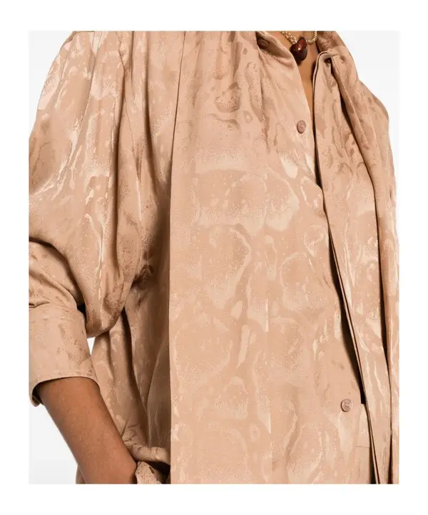 Stella McCartney Jacquard Blouse In Silk Blend