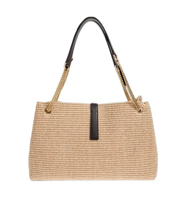 FERRAGAMO Medium Raffia Bag