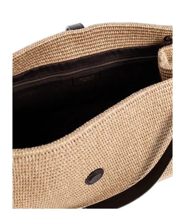 FERRAGAMO Medium Raffia Bag