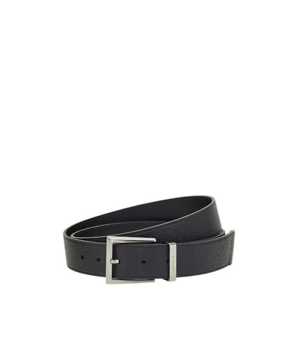 FERRAGAMO Adjustable Gancini Belt - Black