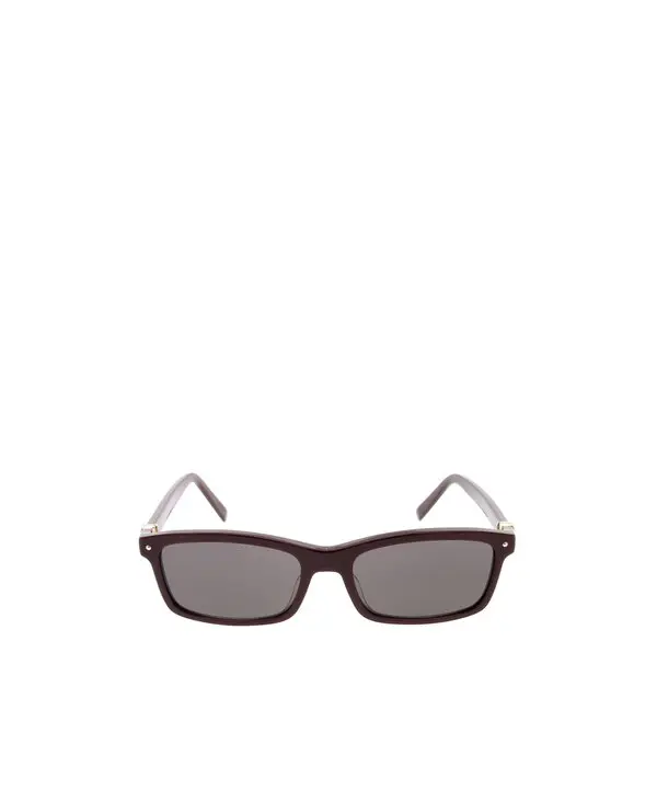 Dior Full Frame Rectangle Sunglasses - Reddish Grey