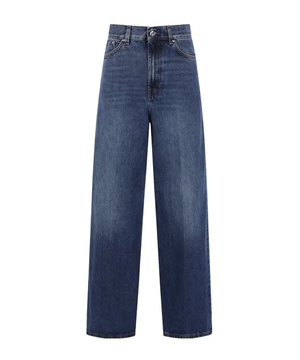 TOTEME High-waisted Wide-leg Jeans - Blue