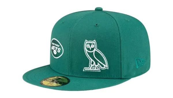 OVO Nfl New York Jets New Era 59fifty Fitted Hat - Green