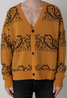 Rhude Paisley Print Cardigan
